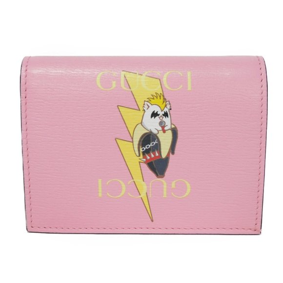 Gucci | Accessories | Gucci Bifold Wallet Bananya Compact Banana ...